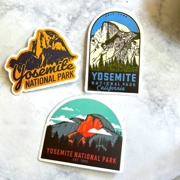 Accessories | Setof Three New Yosemite National Park Stickers | Poshmark